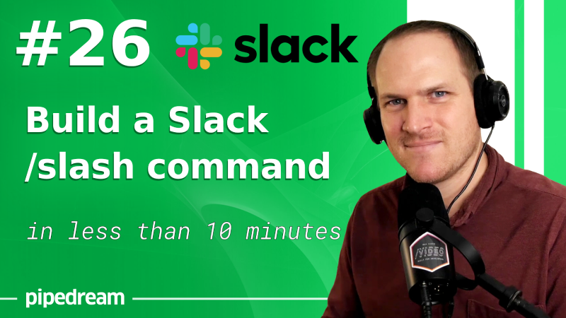 Build a Slack Slach Command - in less than 10 minutes